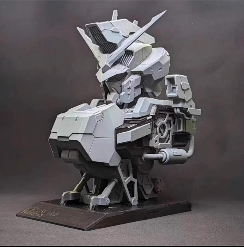 Gundam Model 3D STL File RX78 GP02 Bust, 1/25 High Quality 3D Model ...