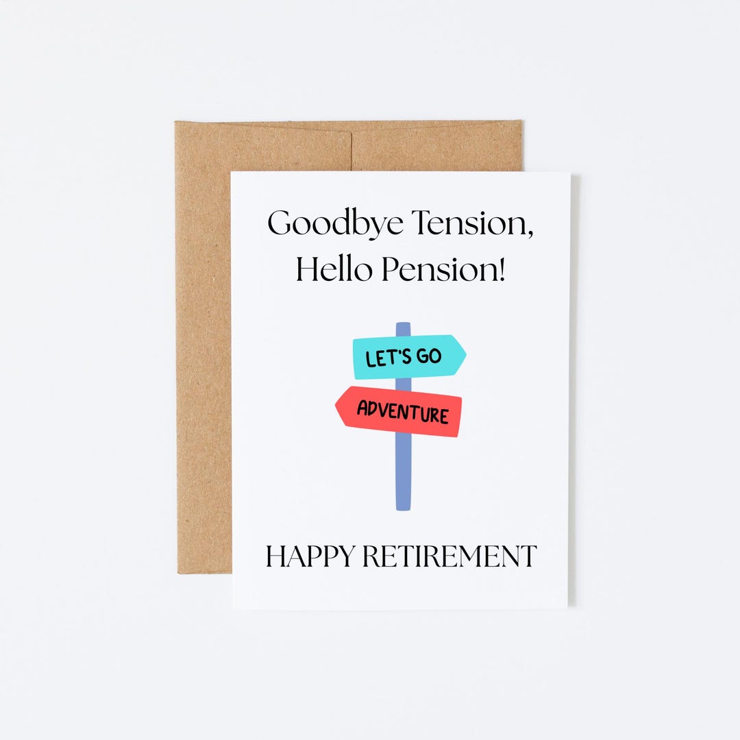 Funny Retirement Card, Sarcastic Retirement Card for Boss or Coworker ...