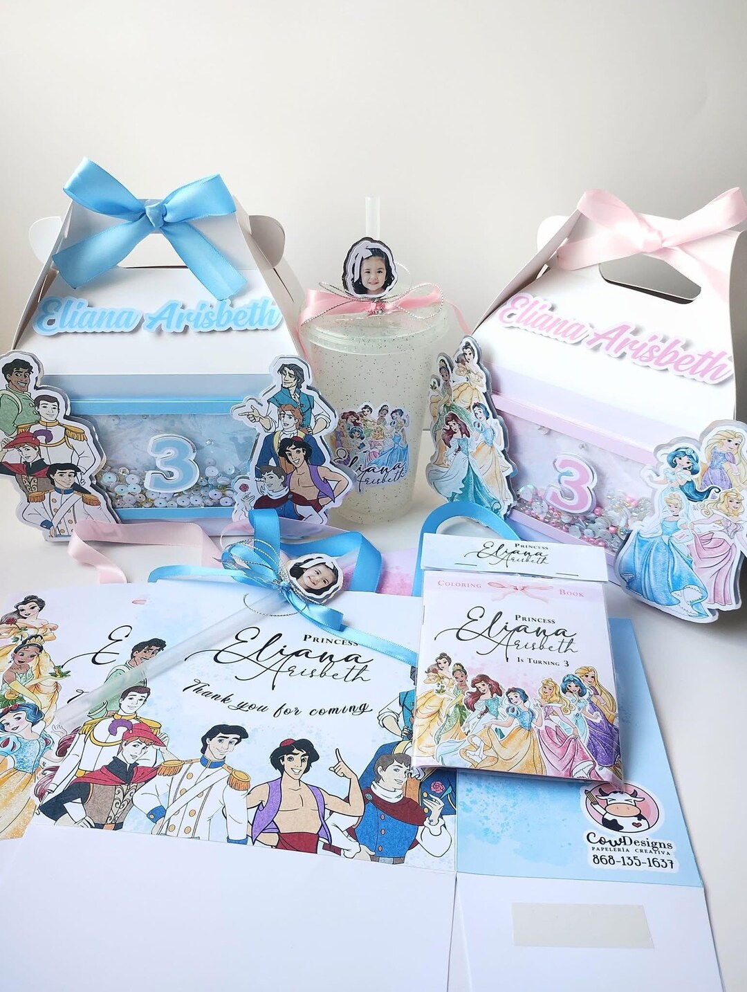 Disney Princess and Prince Birthday Party Design - Etsy