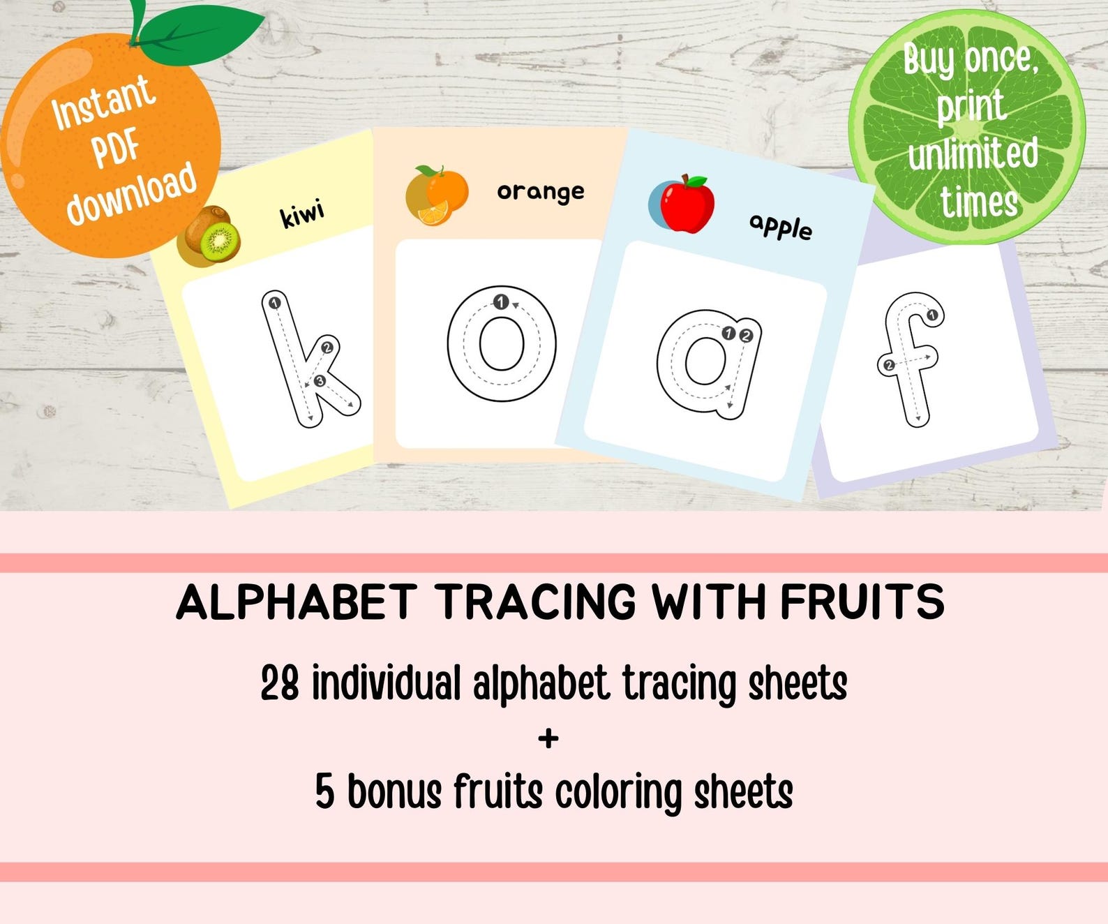 Lowercase Letter Tracing Worksheets – Printable ABC Handwriting ...