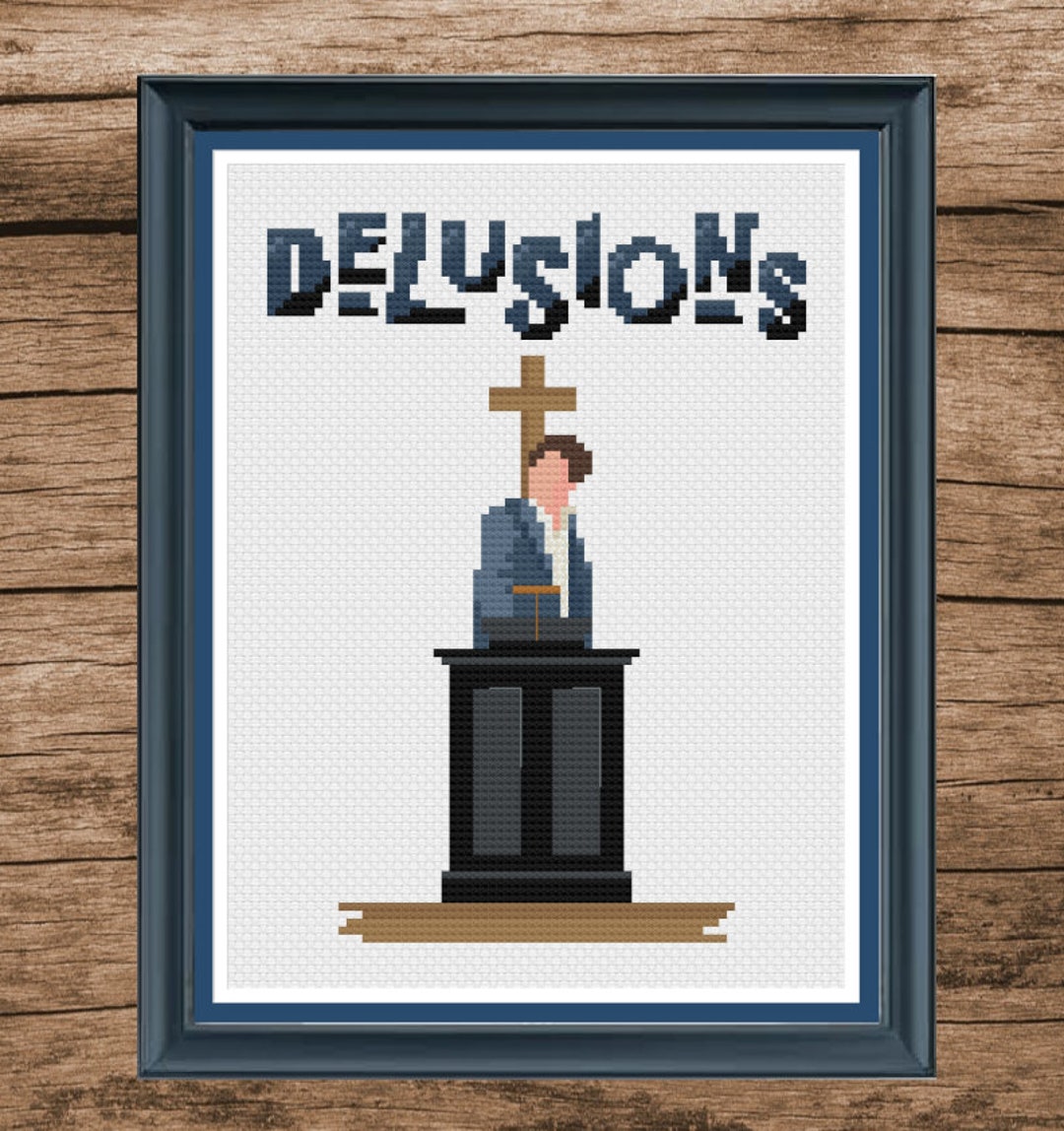 DELUSIONS! Cross Stitch Pattern - Etsy