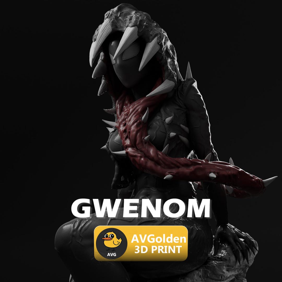 Gwenom - Spider-man | 3D Figures | 16K Quality | Statue | 3D Printing ...