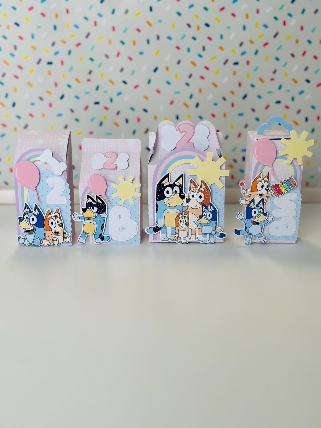Bluey Birthday Party Favor Boxes Set | Party Box | Favor Box| *physical ...