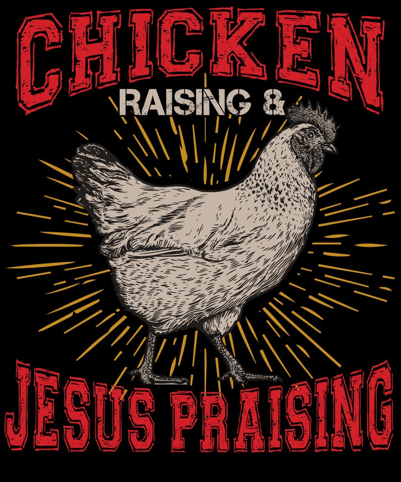 Jesus Chicken Raising & Jesus Praising Png-chicken Raising-bible Verse ...