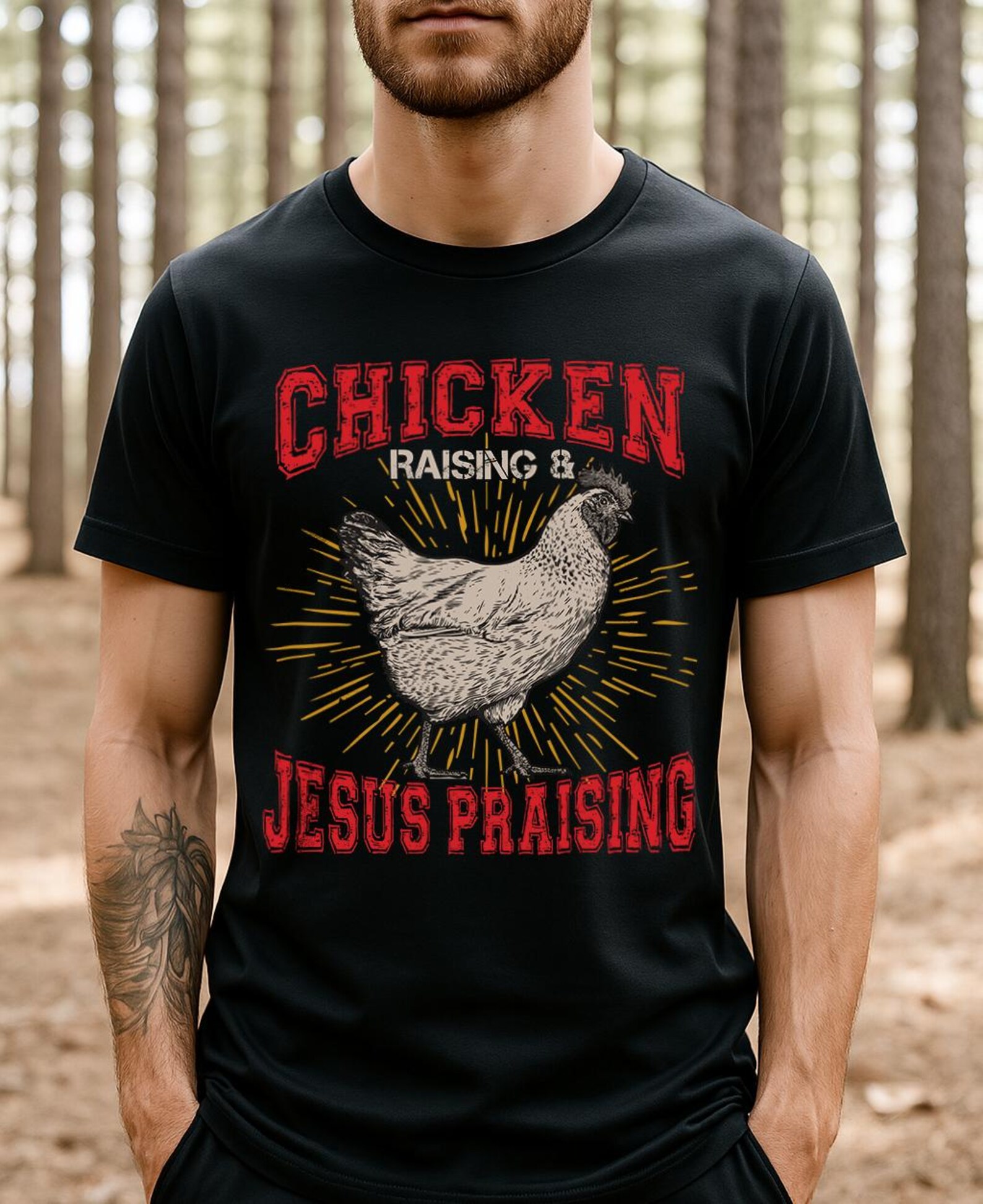 Jesus Chicken Raising & Jesus Praising Png-chicken Raising-bible Verse ...