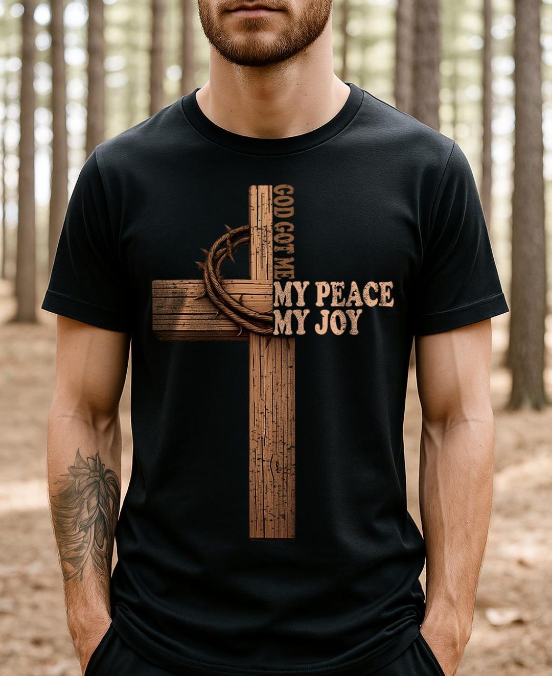 Jesus God Got Me My Peace My Joy Png-christian Religious Design Png ...