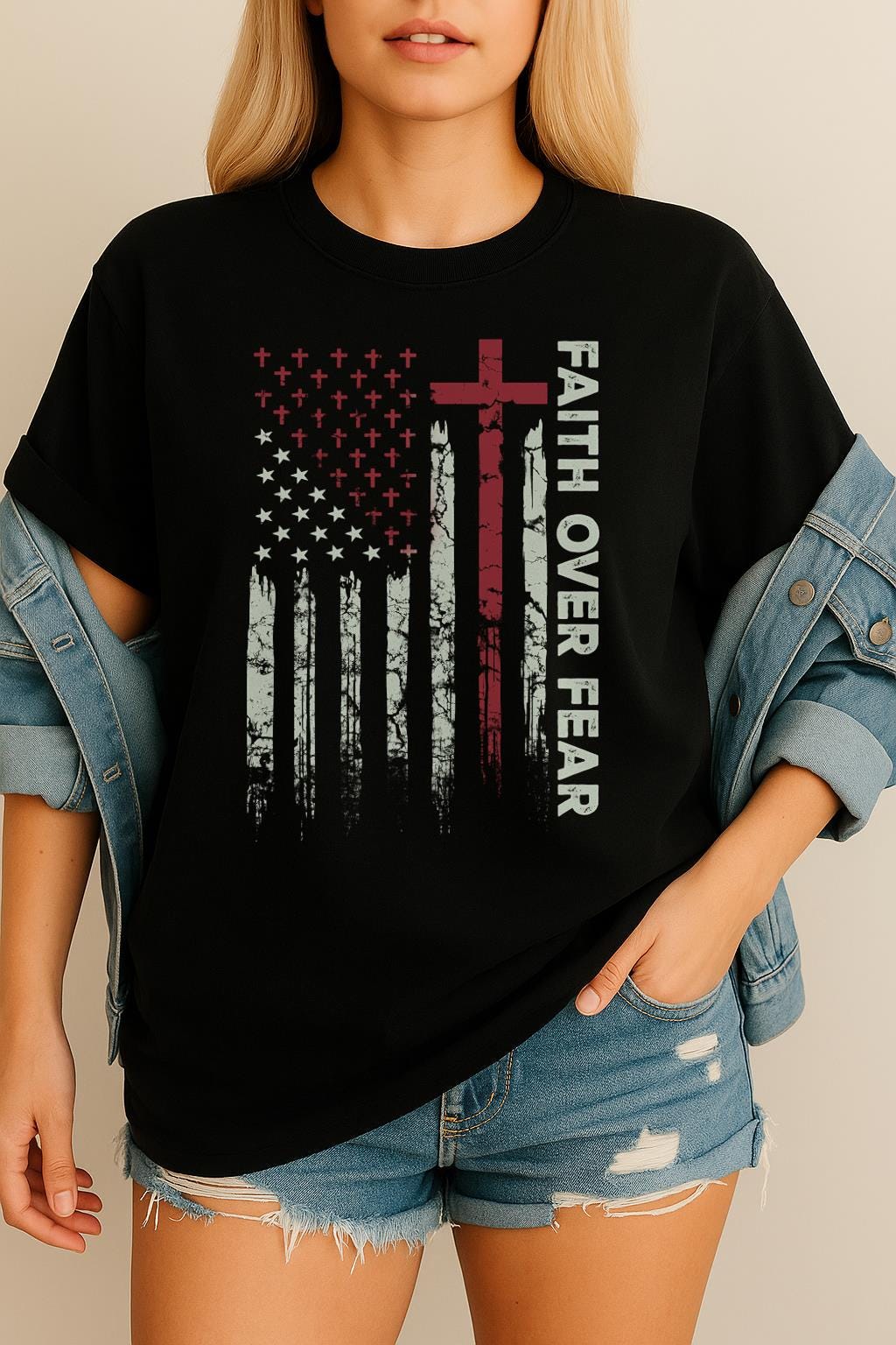 Jesus Faith Over Fear Png-jesus Png- Faith Svg Design-us Flag Svg-god ...