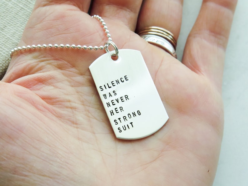 Personalized Dog Tag Necklace With Children's Birthdates - Etsy