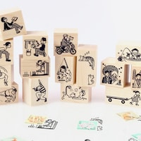 Custom Mini Rubber Stamps - Etsy
