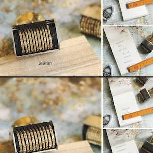 Rotary BRASS Date Stamp Small / Medium / Large - Etsy
