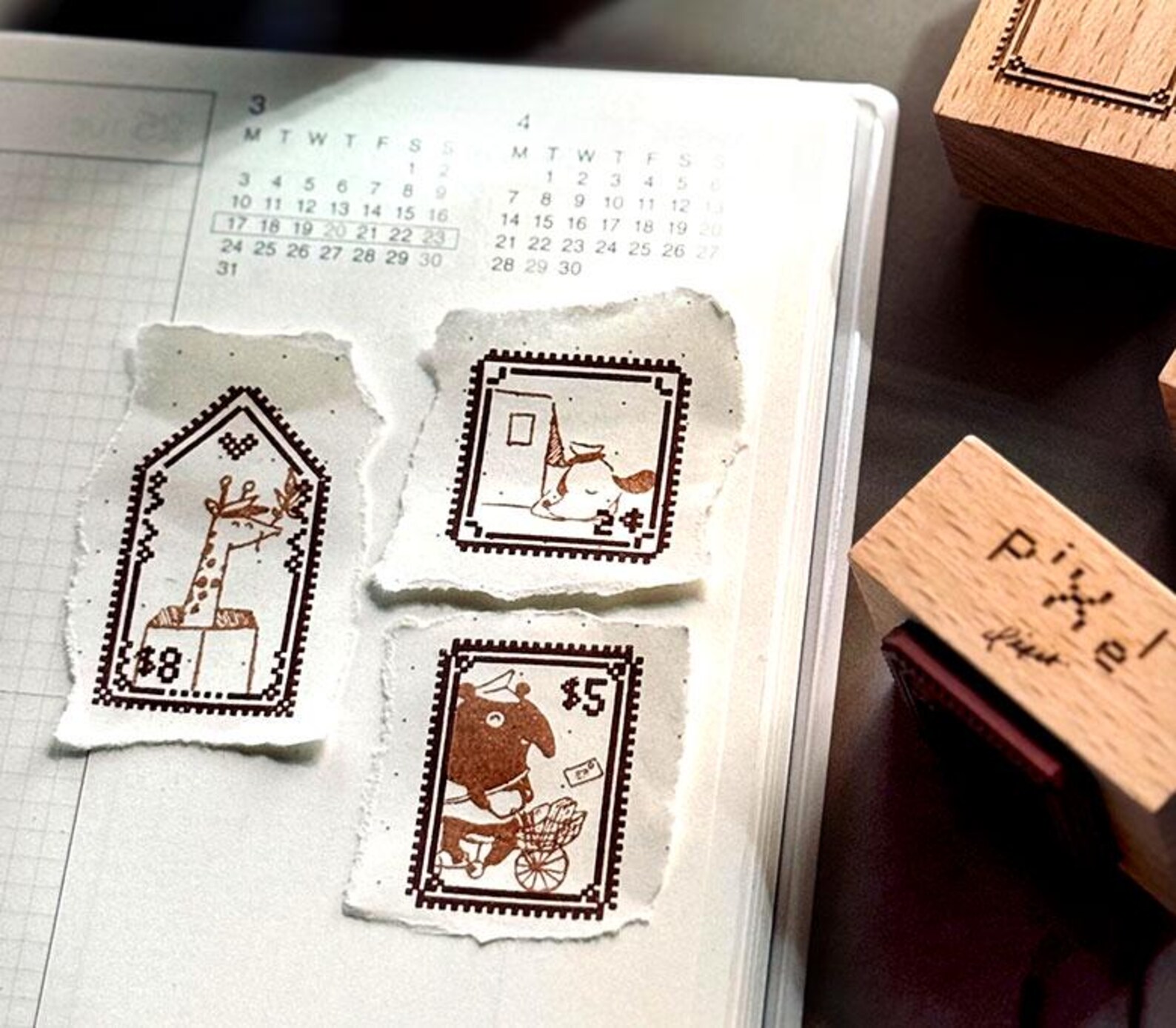 Pipit Pixel STAMP - Etsy