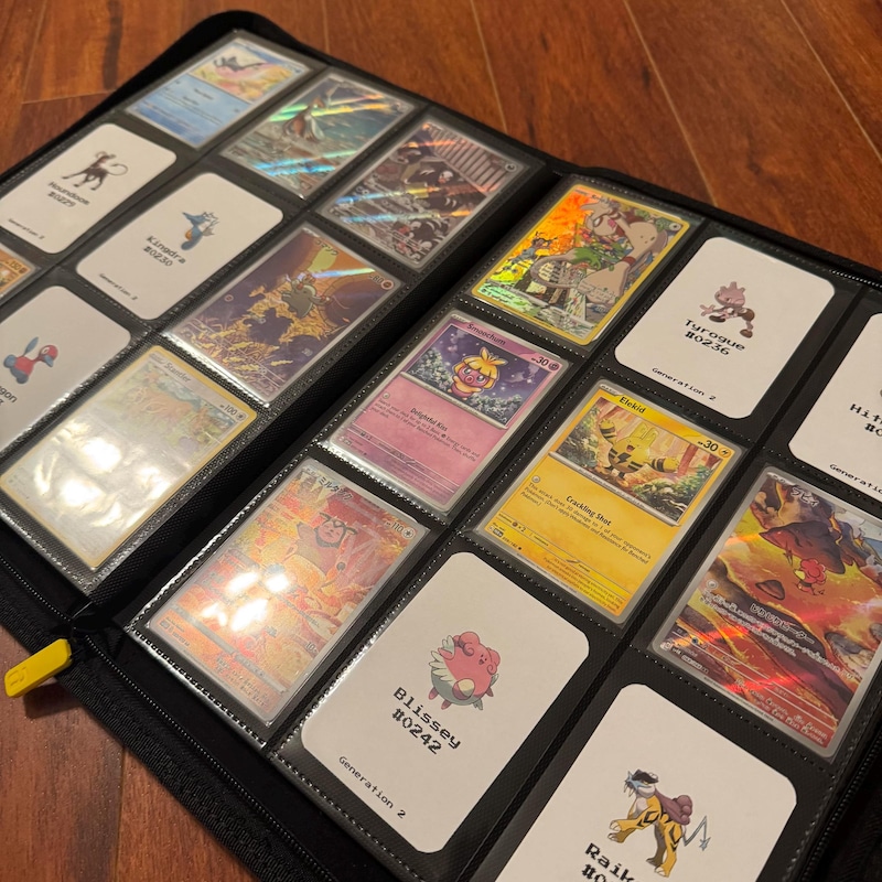 Pokedex Binder Placeholders - Etsy