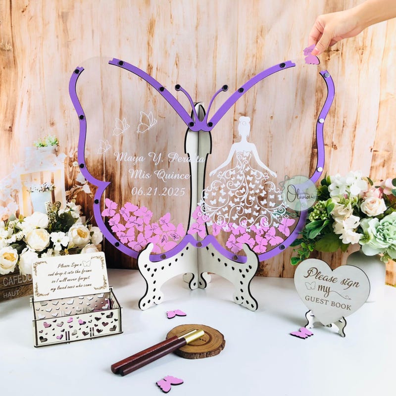 Xv Guest Book - Etsy