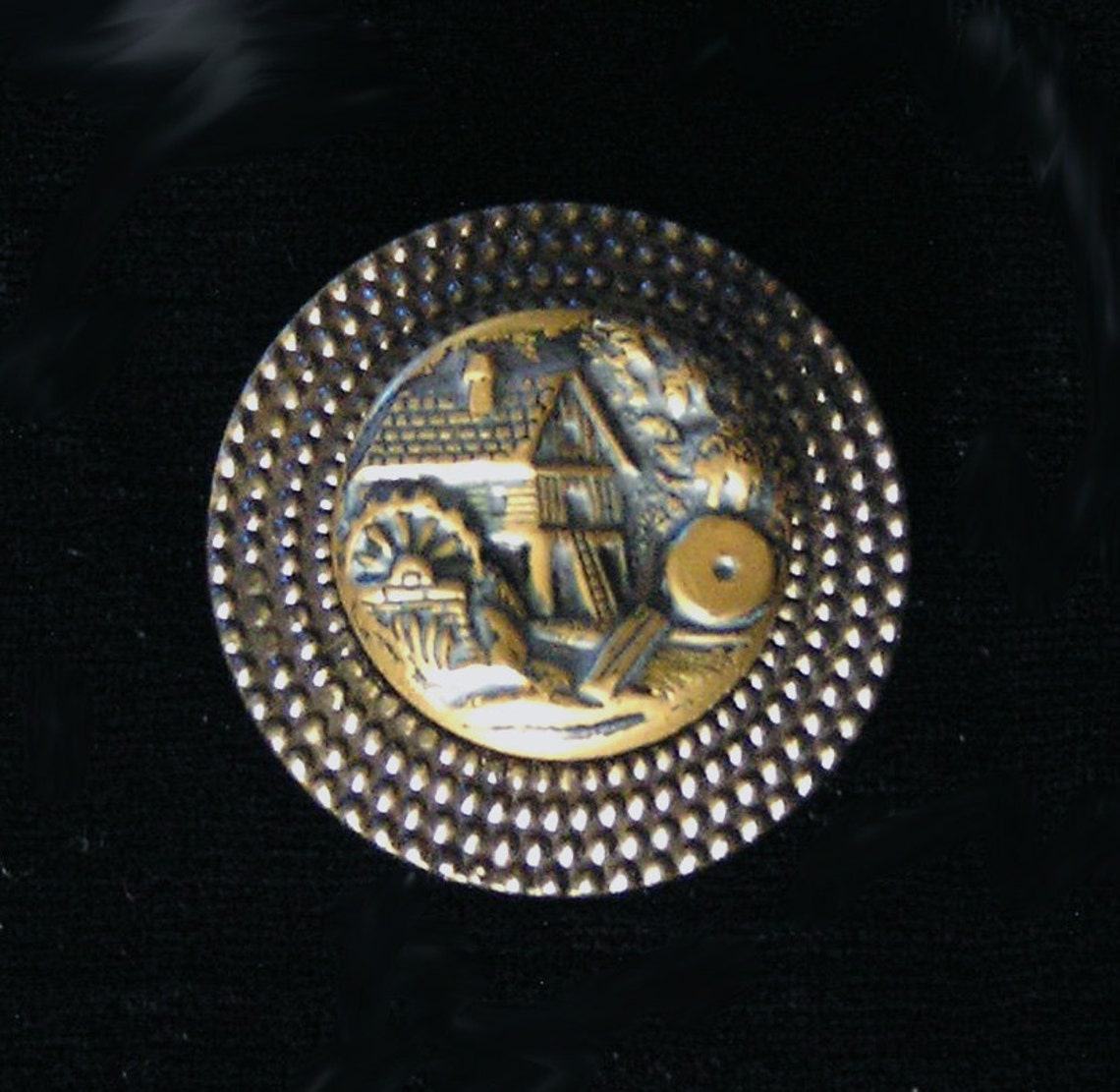 1800s Picture Button and Early 1900s Celluloid Button Pin - Etsy