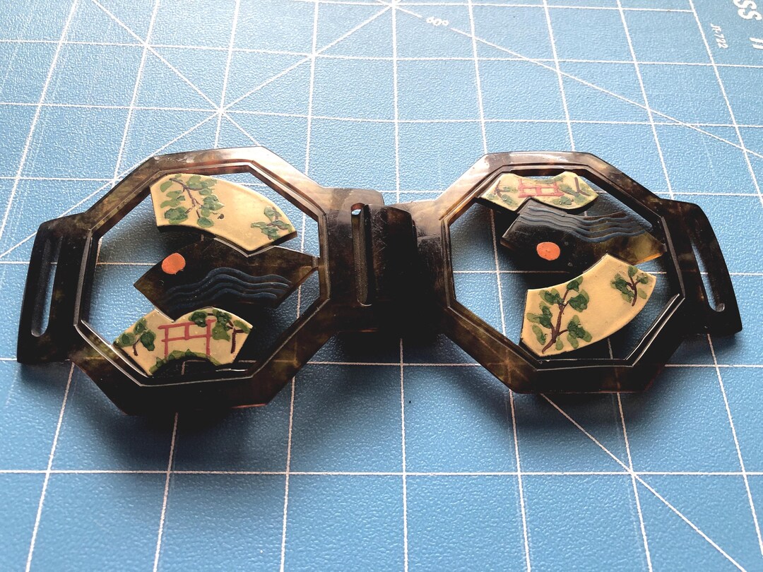 Extra Large Asian Style Belt Buckle - Etsy