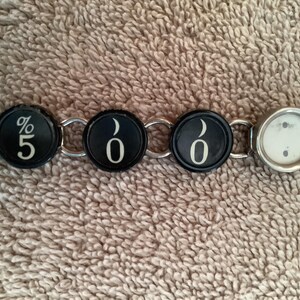 Typewriter Key Bracelet - Says INDY 500 - Etsy