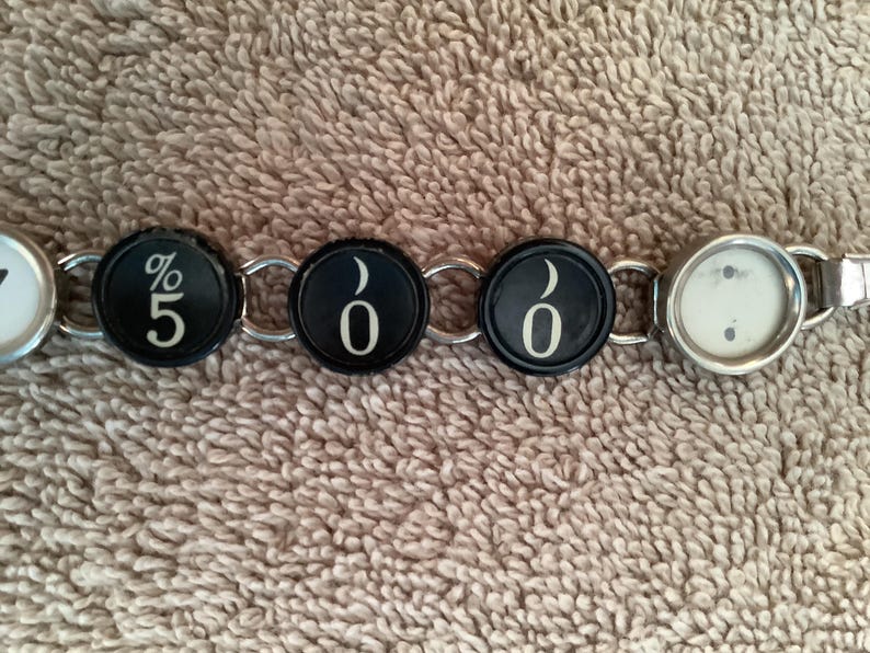Typewriter Key Bracelet - Says INDY 500 - Etsy