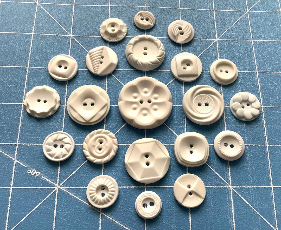 Assorted White Colt Buttons - Etsy
