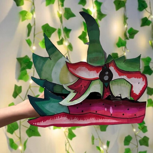 Dragon Puppet Paper - Etsy