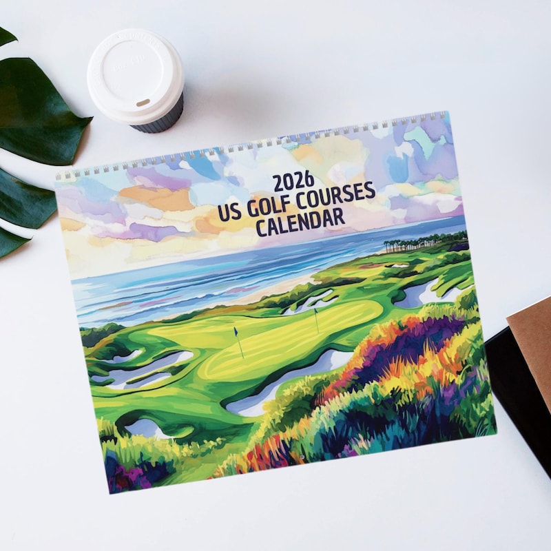 Calendar 2026 Golf - Etsy