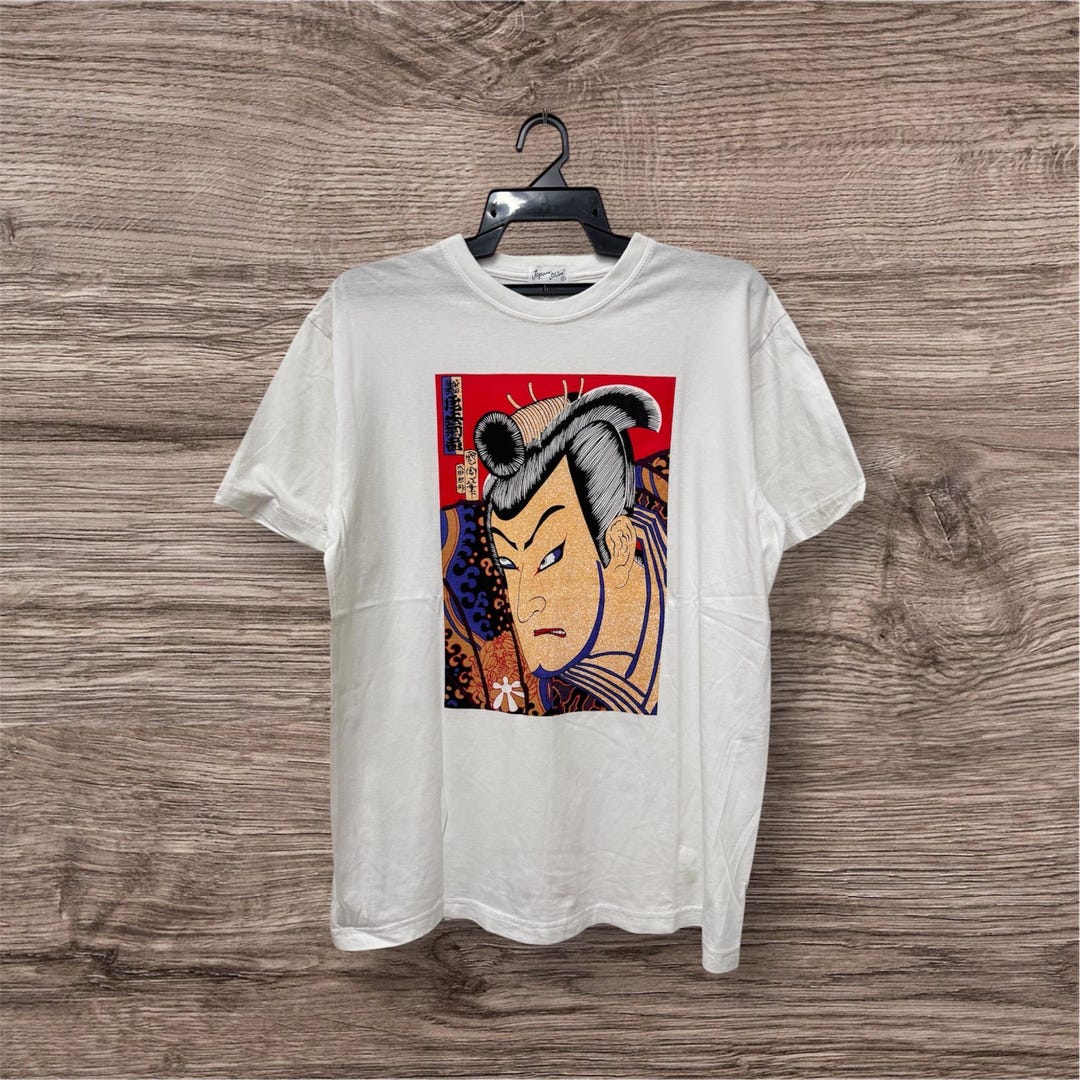 Vintage 80’s Geisha Japanese Culture Design / Hand Printed Painting ...