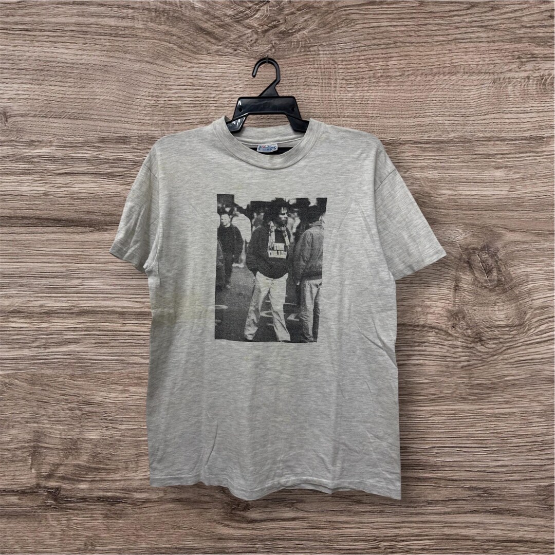 Vintage 90’s Jean Michel Basquait Photo Tee York College Dropouts ...