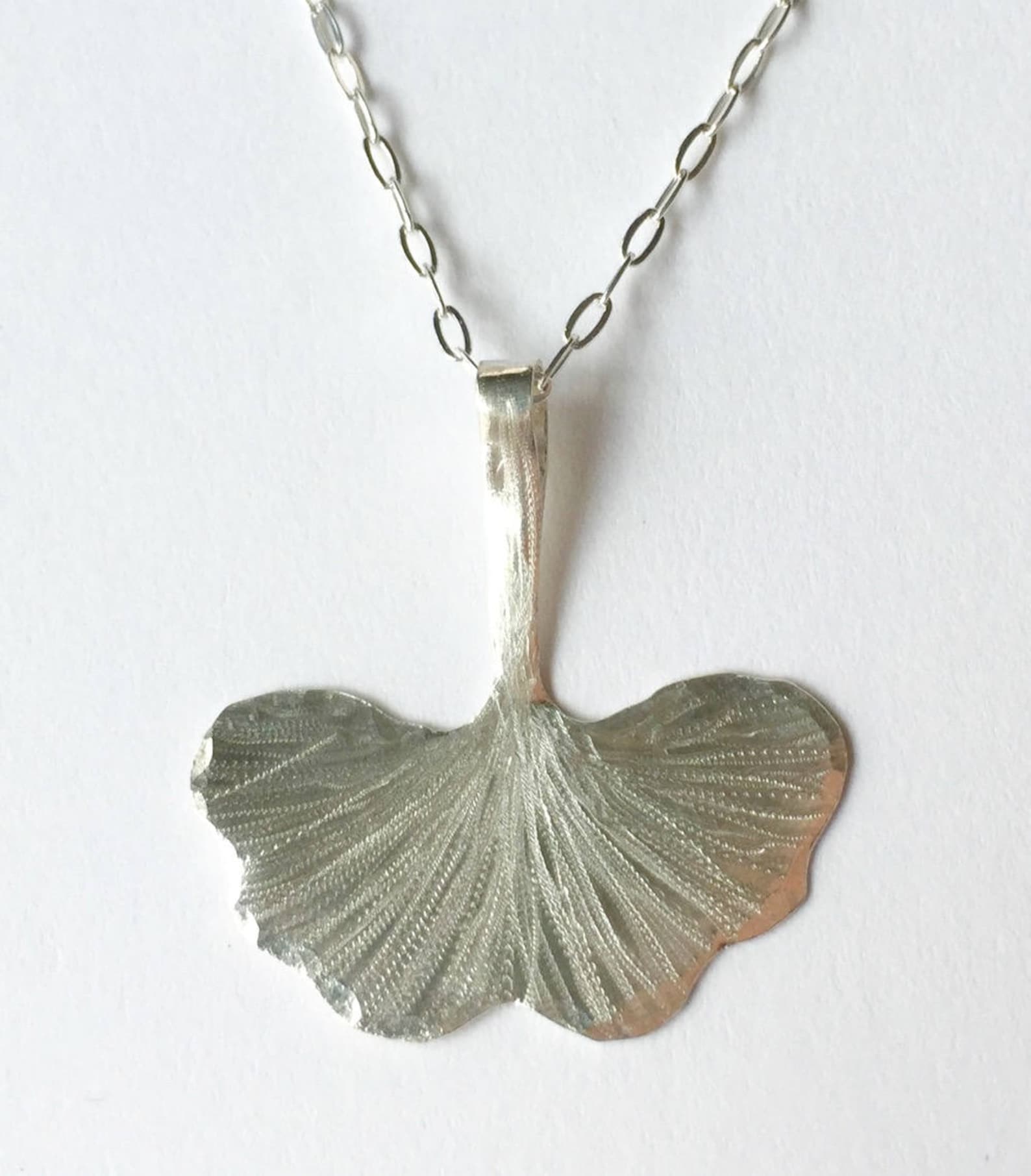 Gingko Leaf Necklace - Etsy