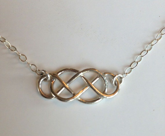 Double Infinity Necklace | Etsy