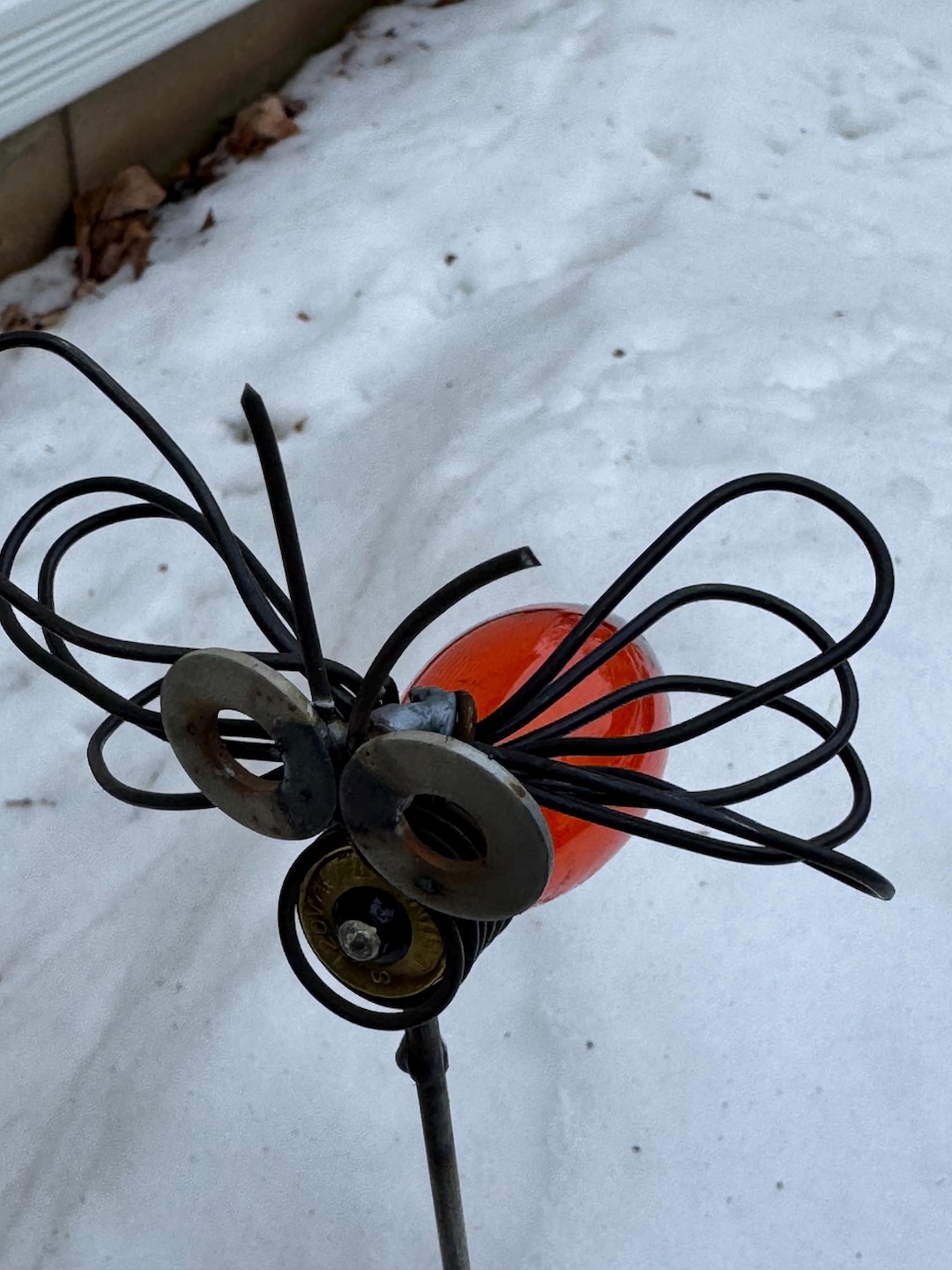 Lightning Bug Firefly Light Bulb Recycled Yard Art - Etsy