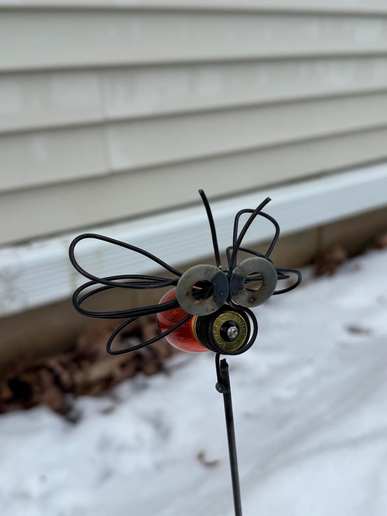 Lightning Bug Firefly Light Bulb Recycled Yard Art - Etsy