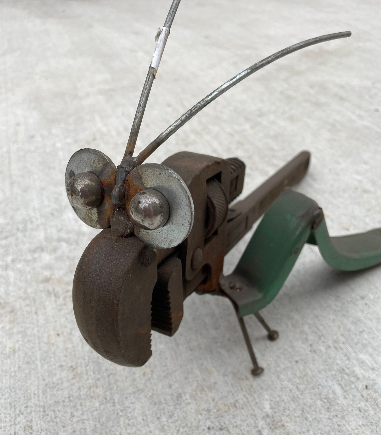 Large Pipe Wrench Grasshopper Recycled Garden Yard Art - Etsy