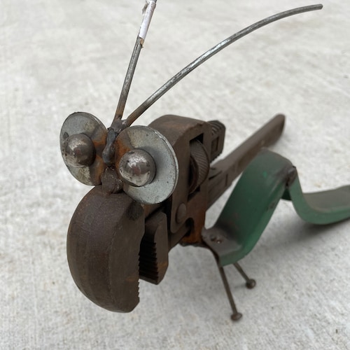 Large Pipe Wrench Grasshopper Recycled Garden Yard Art | Etsy