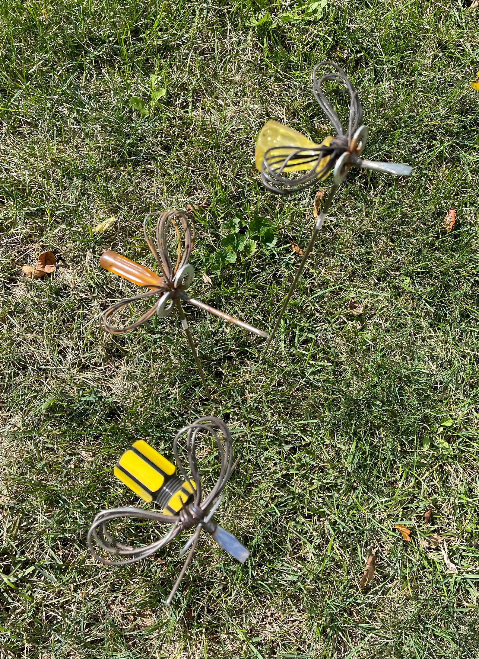 Small Screw Driver Bug Recycled Garden Art Yard Stake Upcycle - Etsy