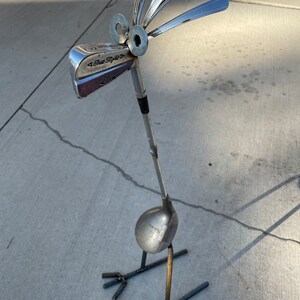 Golf Gift, Metal Driver/iron Bird, Garden Sculpture, Yard Art, Gift for ...