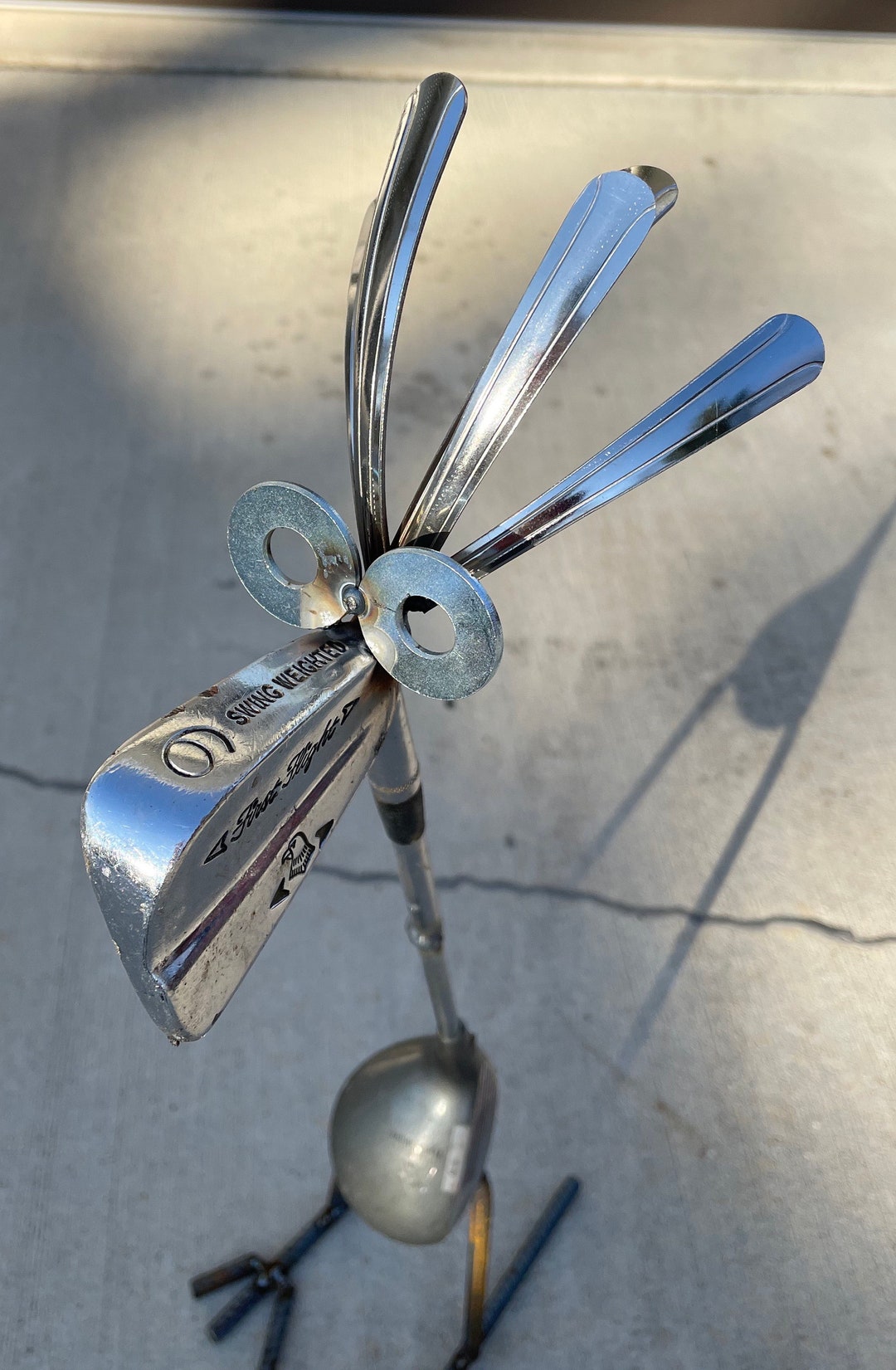 Golf Gift, Metal Driver/iron Bird, Garden Sculpture, Yard Art, Gift for ...