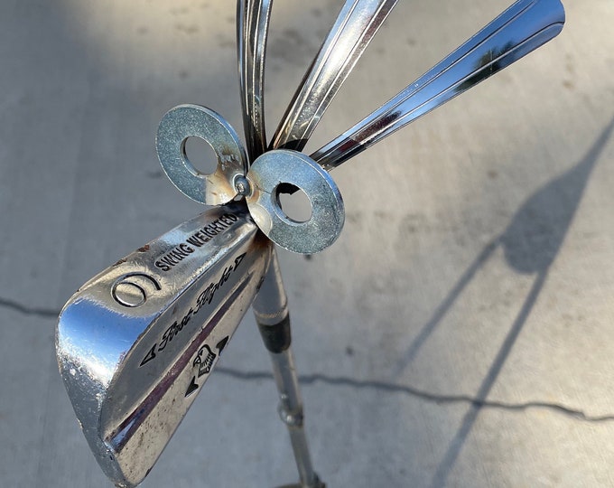 Golf Gift, Metal Driver/iron Bird, Garden Sculpture, Yard Art, Gift for ...