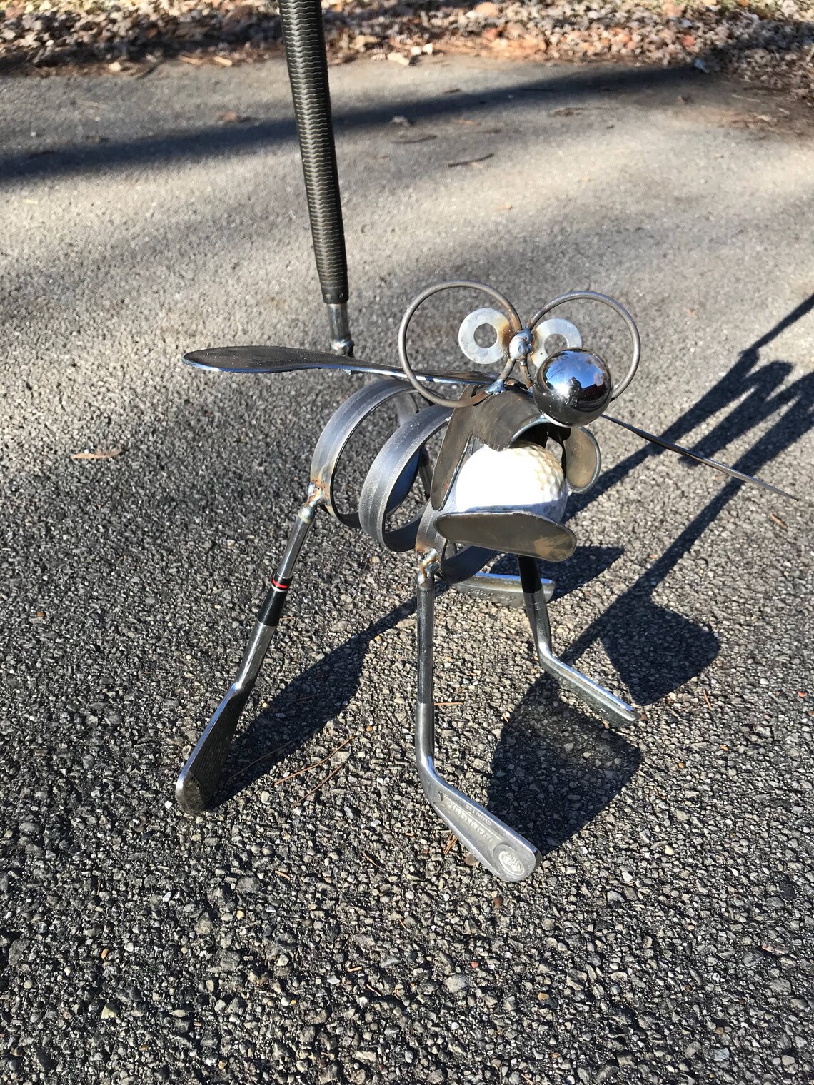 Golf Club Recycled Dog Yard Art Garden Sculpture Upcycle - Etsy