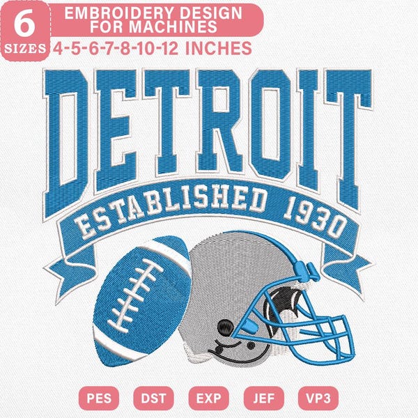 Detroit Embroidery - Etsy