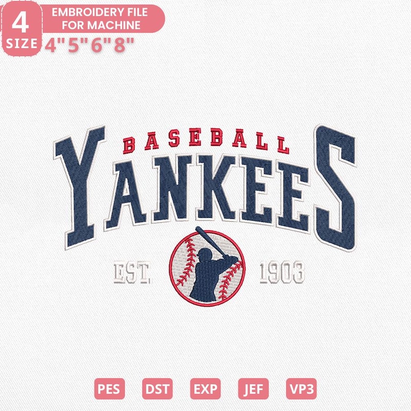 Yankee Embroidery Patch - Etsy