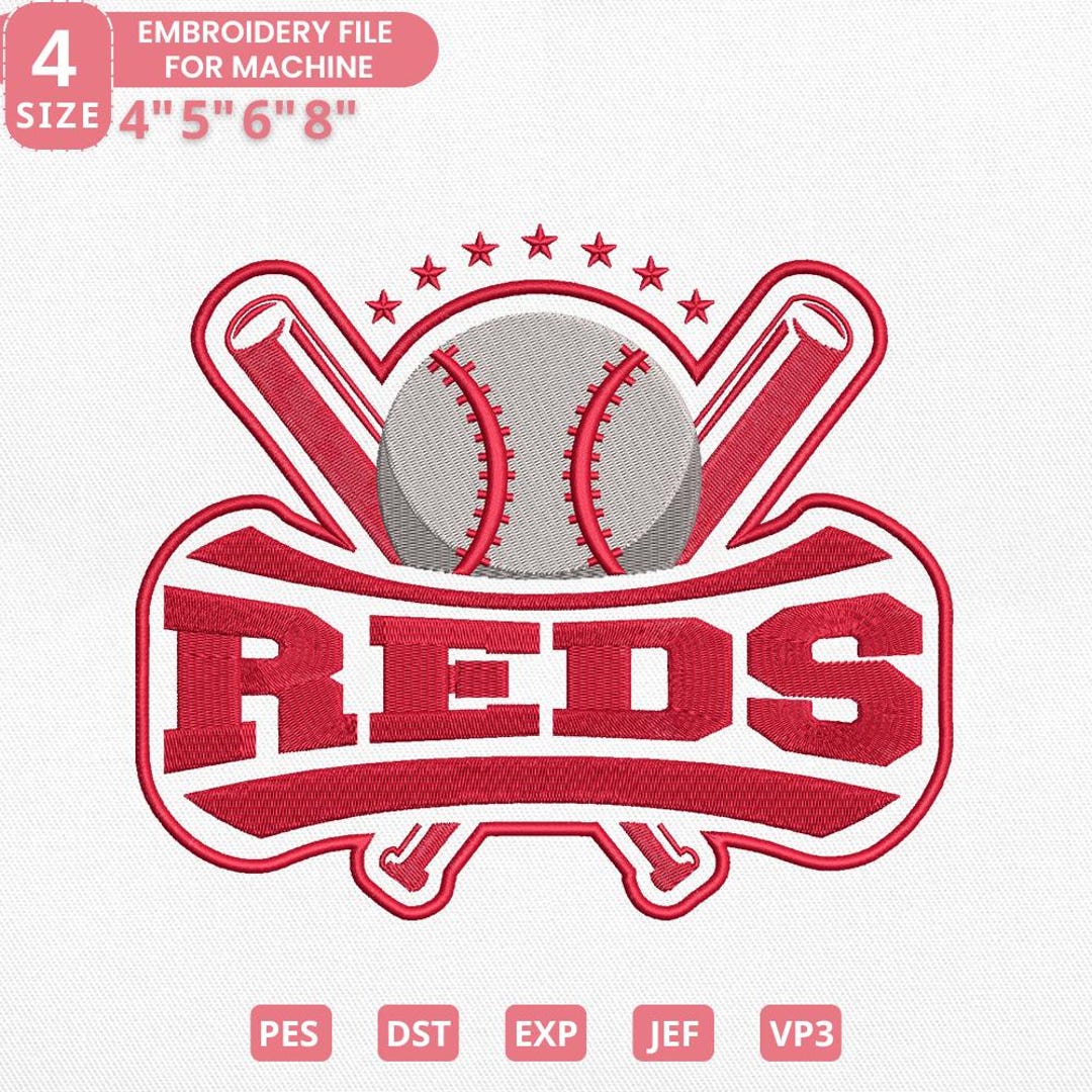 Vintage Baseball Team Embroidery Design Retro Sports Team Machine ...