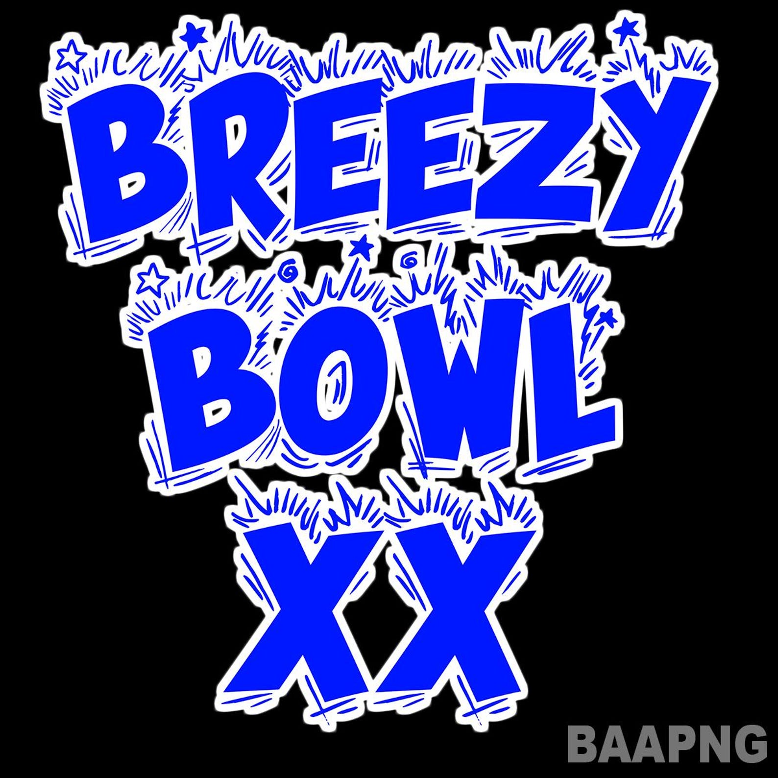 Chris Brown Bing Bang PNG: Breezy Bowl XX T-shirt Design (digital ...