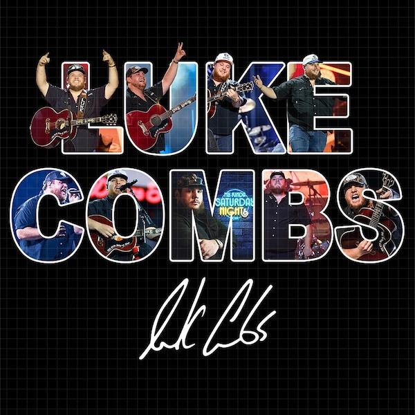 Luke Combs Svg - Etsy