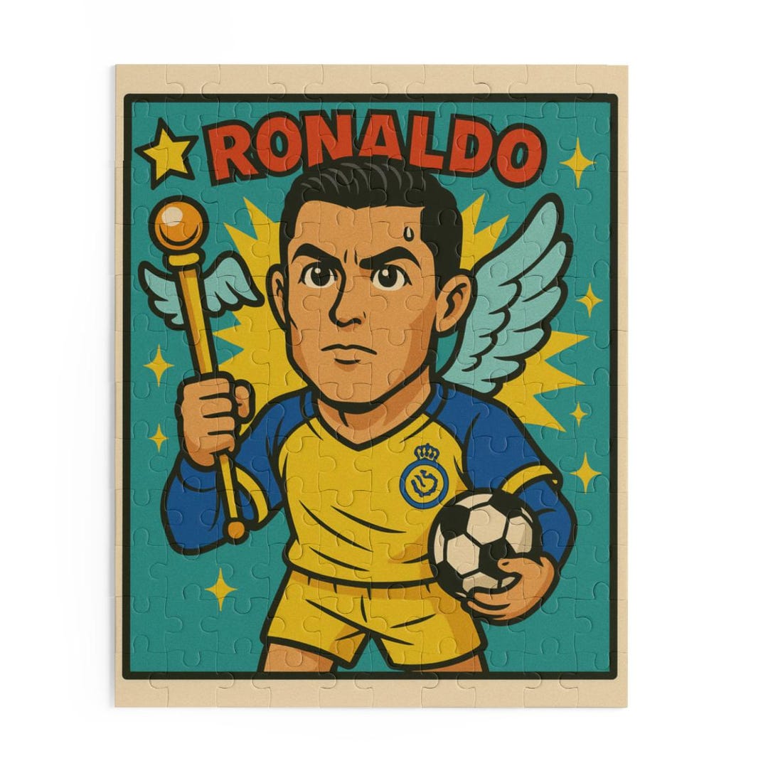 Cristiano Ronaldo Puzzle - Celebrate Soccer Legends! Perfect for Kids ...