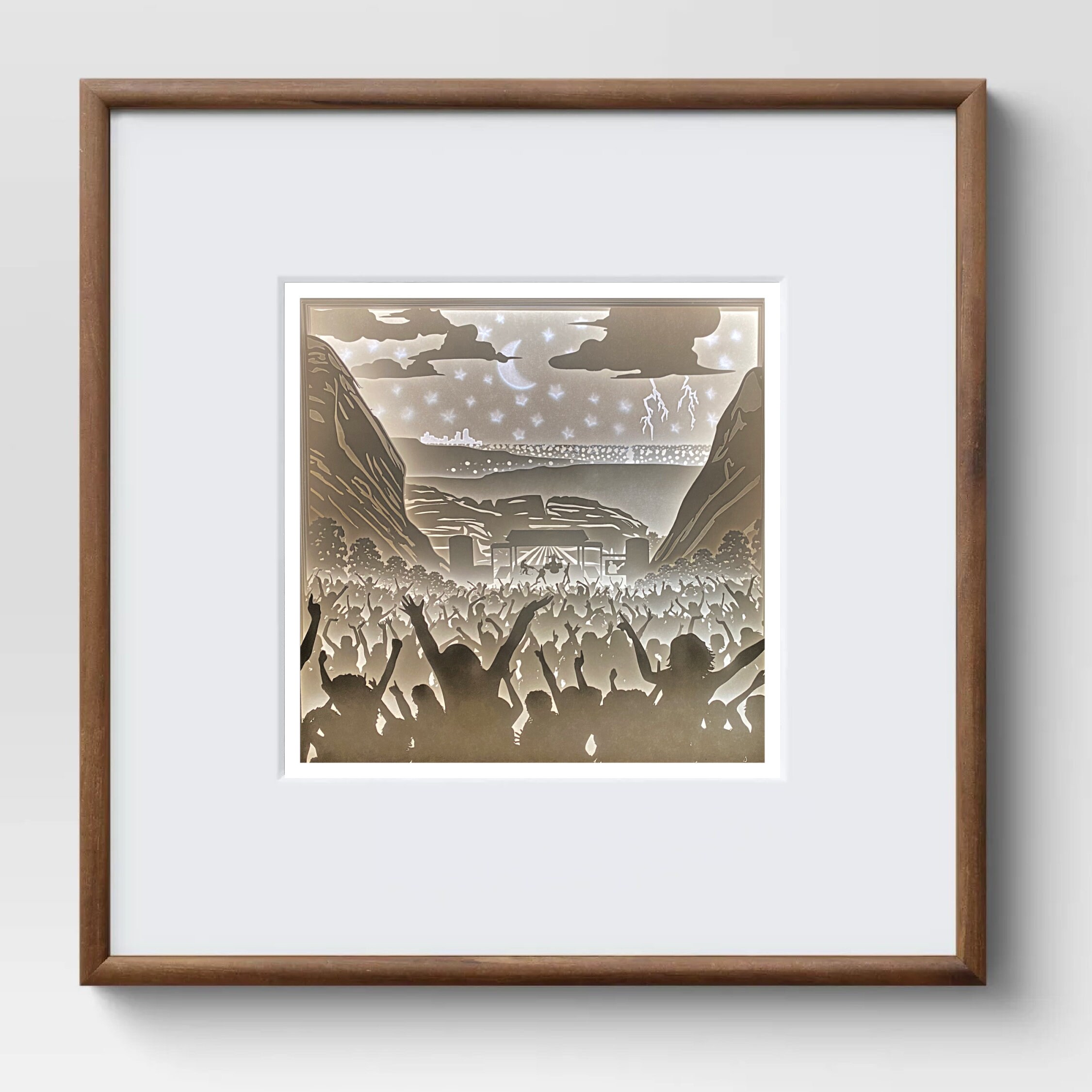 Red Rocks Amphitheatre Concert Print Denver - Etsy
