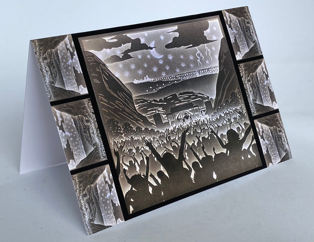 Red Rocks Amphitheater Concert Note Cards / Greeting Cards 5"x3.5 ...