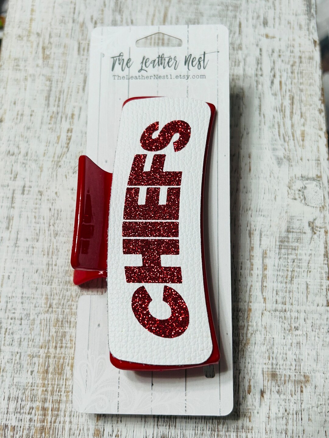 Leather, Cork, Hair Clip, Chiefs, NFL, Kansas City, Football, Sports ...