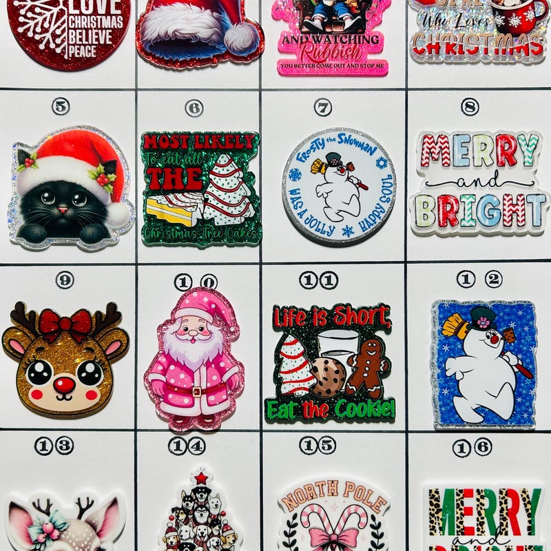 Christmas Badge Reel - Etsy