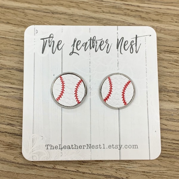 Baseball Earrings - Etsy