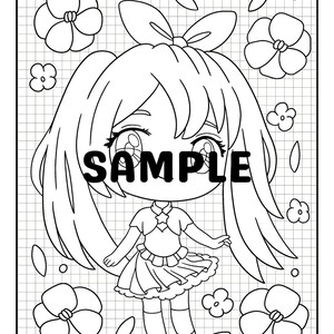 Printable Kawaii Kids Coloring Pages – Cute Fun Digital Download for ...