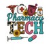 4 Pharmacy Tech PNG, Pharmaci Technician Sublimation Design, Printable ...